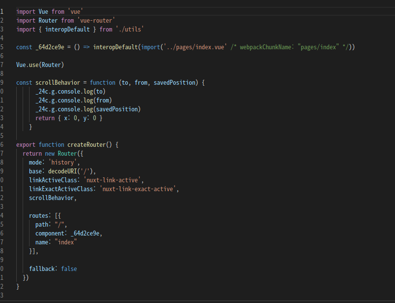 using @nuxtjs/vuetify module scrollBehavior not working... · Issue #6111 · nuxt/nuxt · GitHub